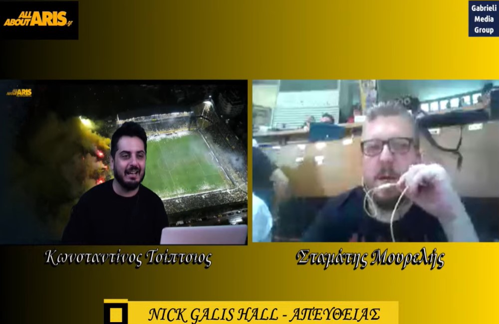 ALLABOUTARIS TV LIVE: Ο Σταμάτης Μουρελής στη «μάχη» του ΑΡΗ με τον ...